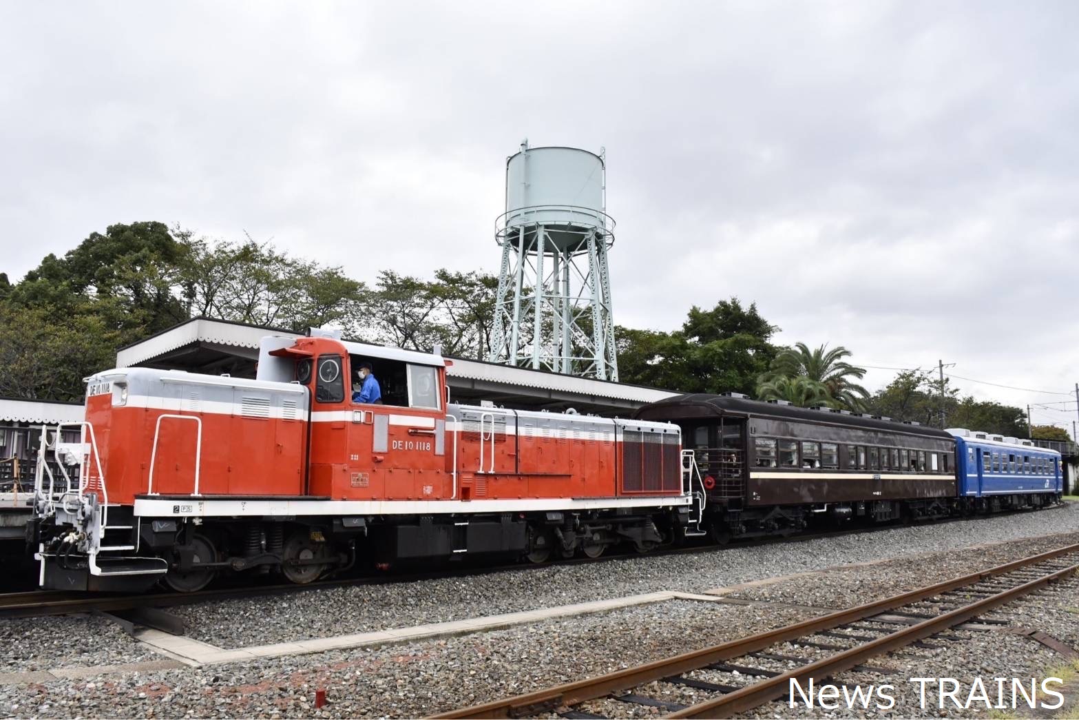 【京都鉄道博物館】10月10日はDE10形がマイテ49形と「SLスチーム号」の客車を連結して運行 | 鉄道ニュース News TRAINS ニューストレインズ