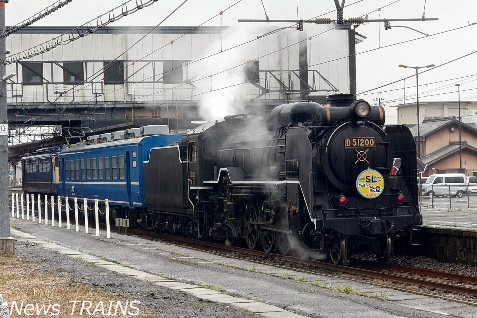 【西日本旅客鉄道】北陸本線にD51200号機の雄姿が 試運転を実施＜Photo report＞ | 鉄道ニュース News TRAINS ニューストレインズ