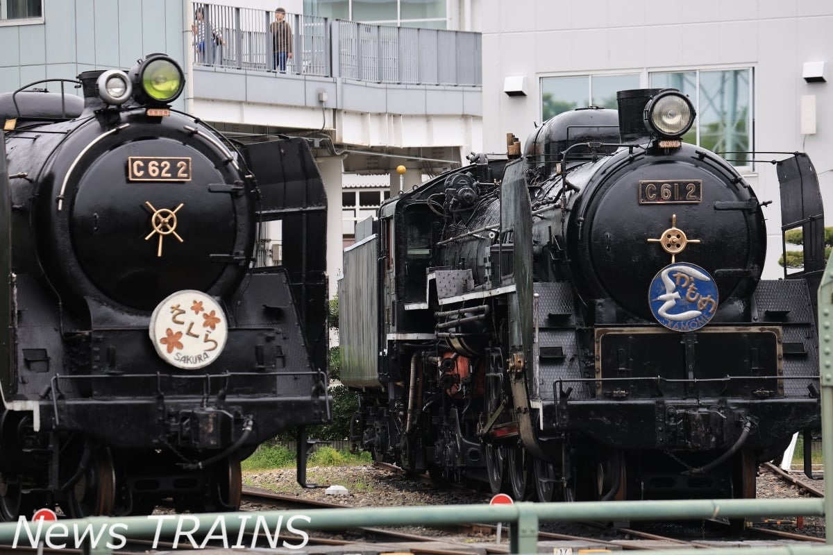 【京都鉄道博物館】4月29日で開館8周年、ゴールデンウイーク特別企画で扇形エリアに展示の蒸気機関車に日替わりのヘッドマークを掲出！レアなヘッドマークを装着した姿は見逃せない | 鉄道ニュース ...