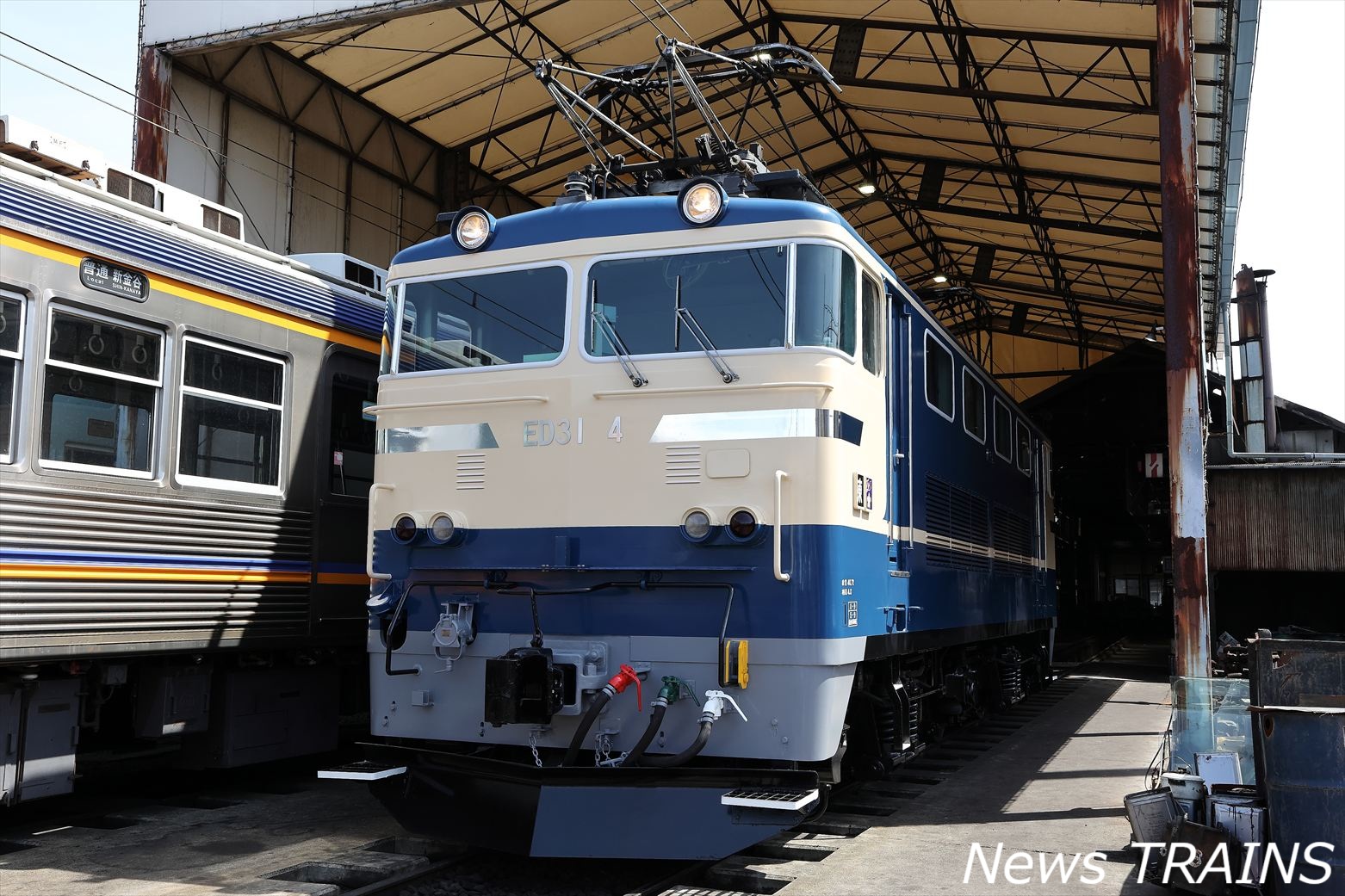 大井川鐵道、国鉄色を再現した電気機関車「E31形4号機」をお披露目＜Photo report＞ | 鉄道ニュース News TRAINS ...