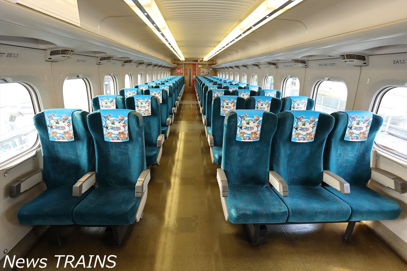 ONE PIECE 新幹線、第1編成「せとうちブルー号」が運転を開始 主に「こだま」として博多～新大阪間を運転＜report＞ | 鉄道 ...