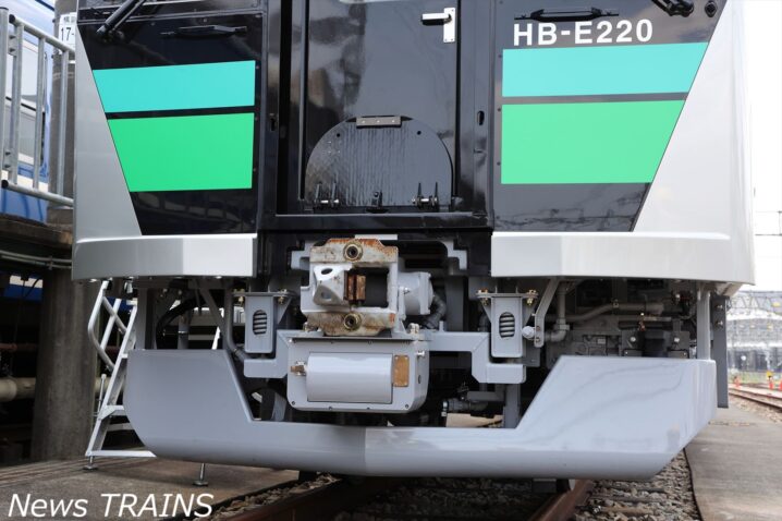 【東日本旅客鉄道】八高線に導入する新型車両「HB-E220系」を公開 2025年度下期に営業運転開始を予定＜Photo report＞ | 鉄道ニュース News TRAINS ニューストレインズ