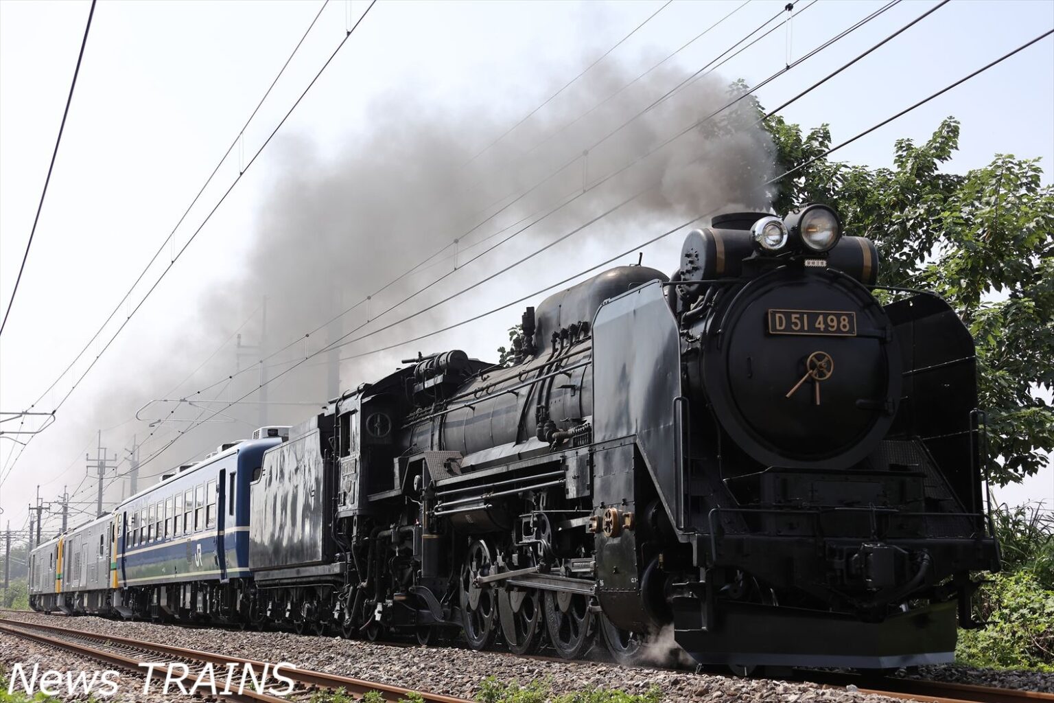 D51498号機、完全復活を目前に…上越線内で試運転中に運転停止に | 鉄道ニュース News TRAINS ニューストレインズ